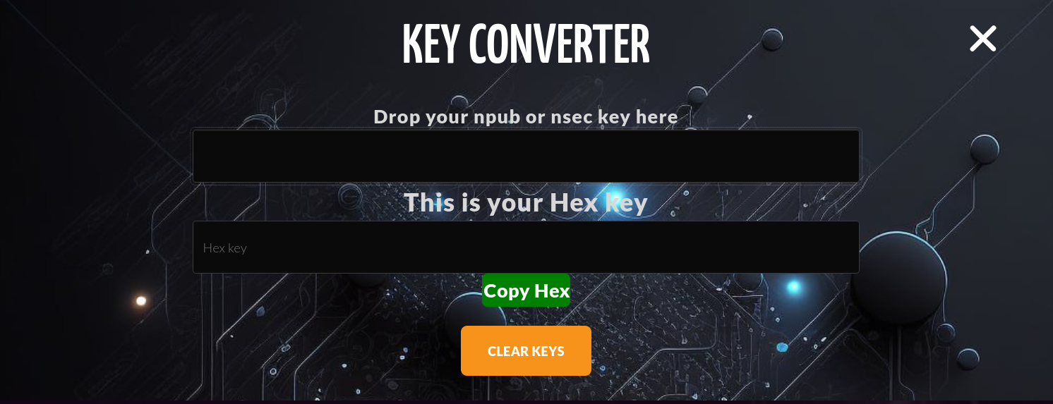 Mynostr-keys - Mynostr